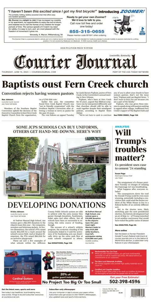 The Courier Journal Louisville Subscriptions Pressreader